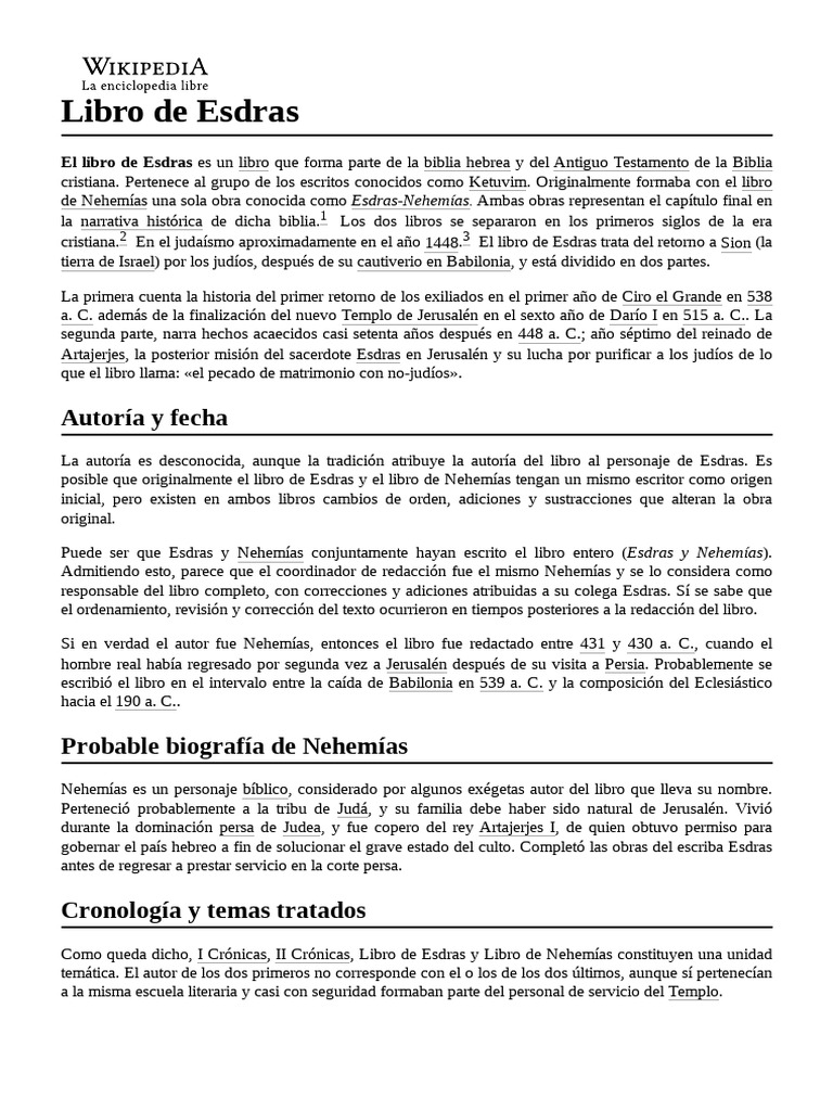 Libro_de_Esdras | PDF