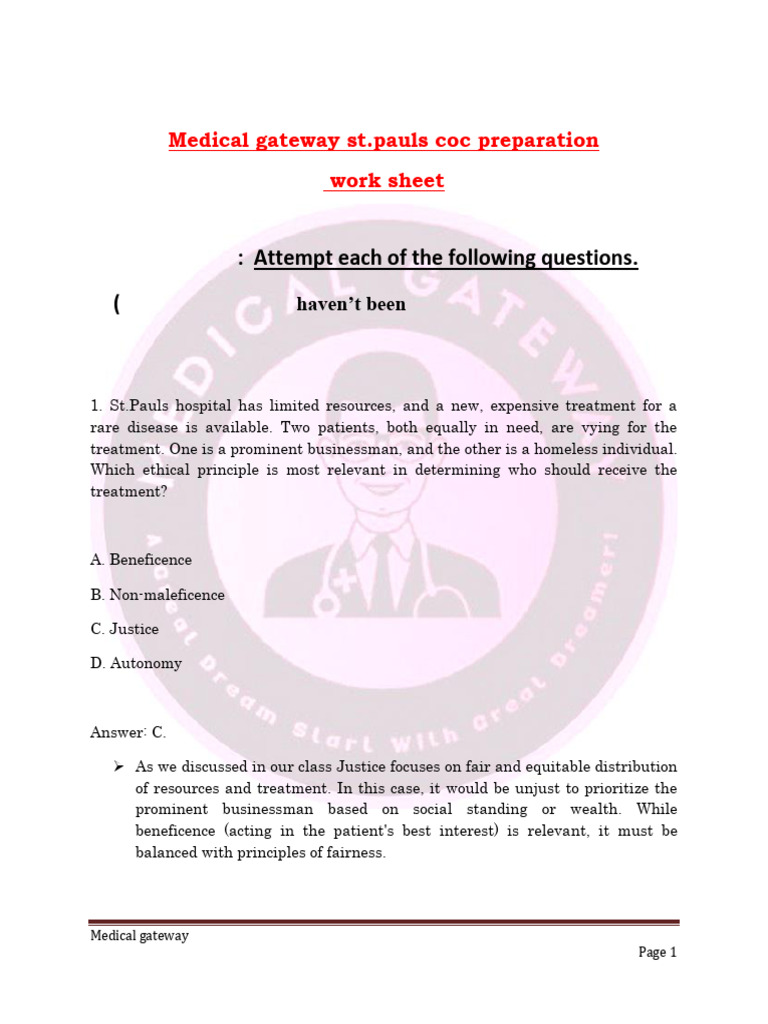 MGW SPMMC Coc. Work Sheet | PDF