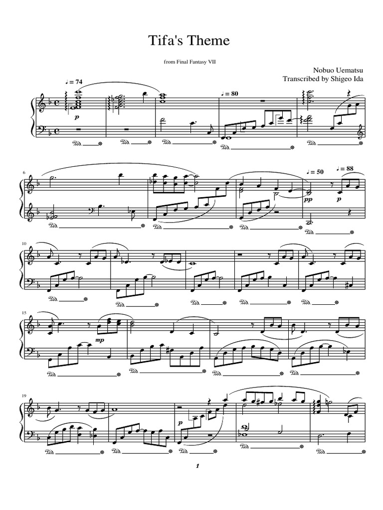 Nobuo Uematsu Tifas Theme | PDF Nobuo Uematsu Tifas Theme | PDF