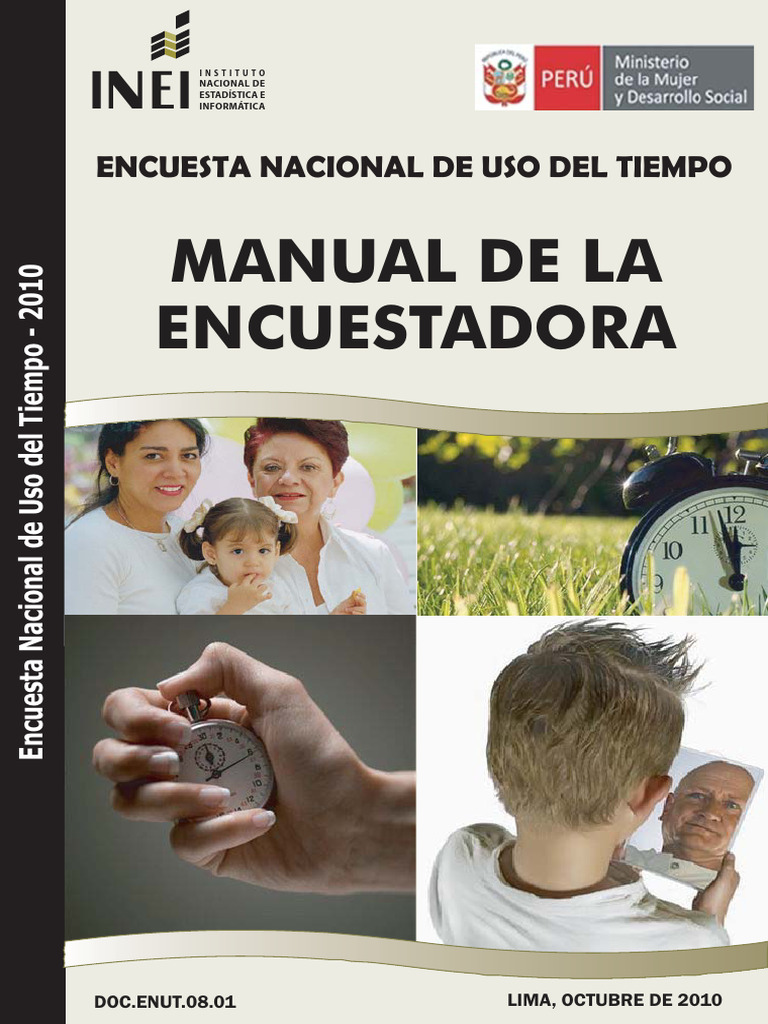 06 Manual de Encuestadora Enut 2010 | PDF