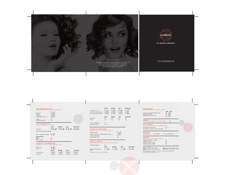 Marquee Menu | PDF
