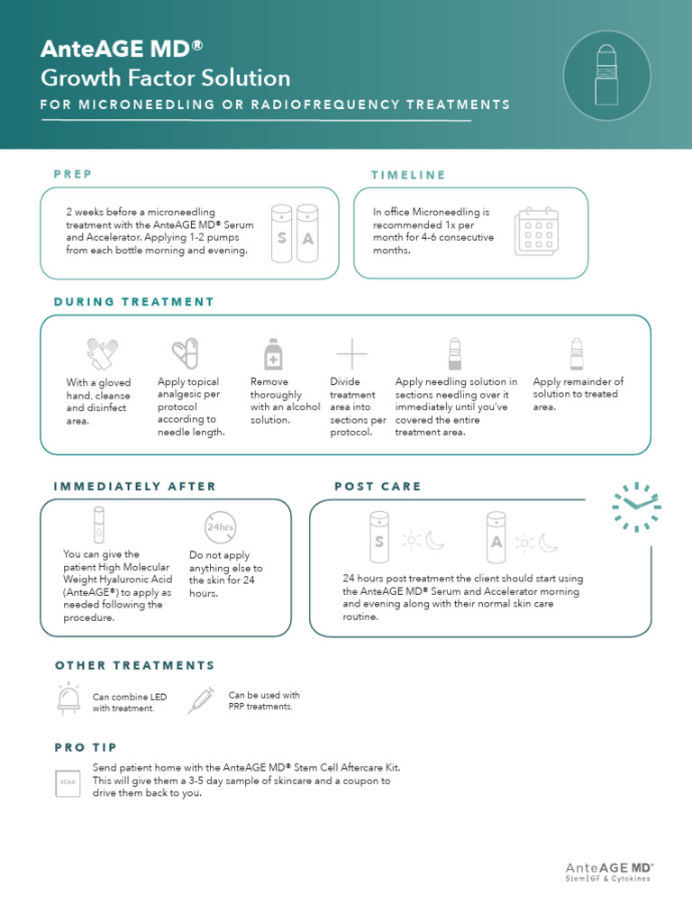 MD Growth Factor Solution Protocol Digital | PDF