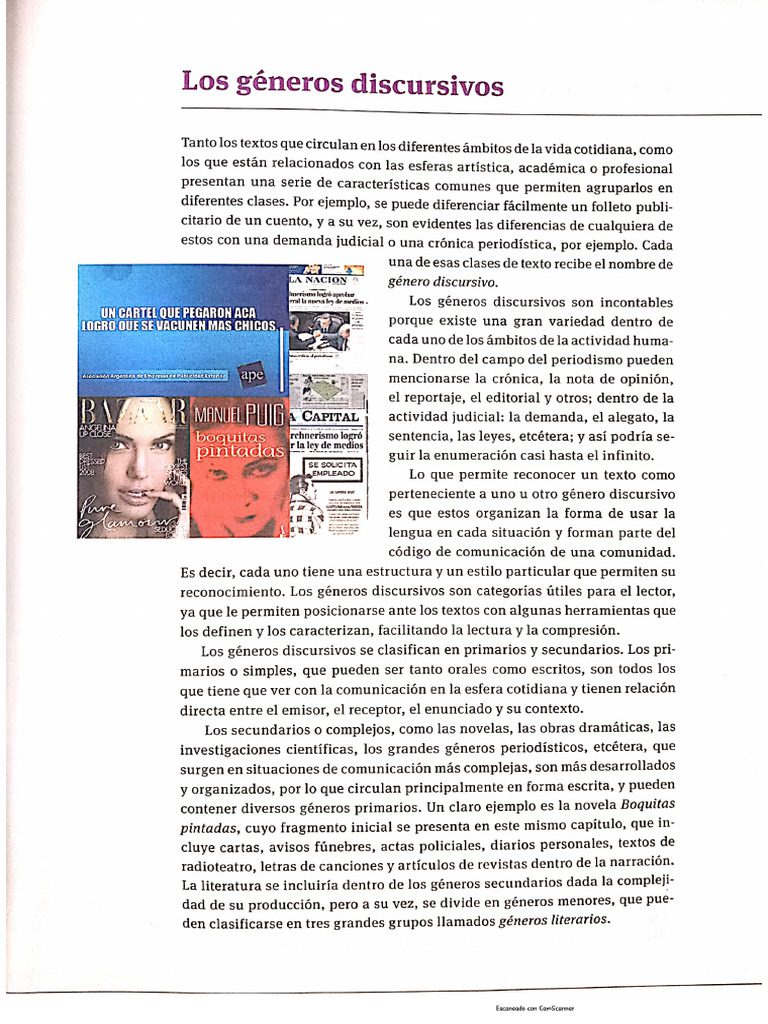 G-Neros Discursivos - G-Neros Literarios - Polifon-A - Intertextualidad | PDF