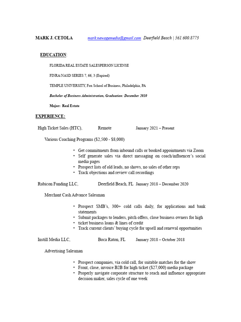 Mark J. Cetola | PDF