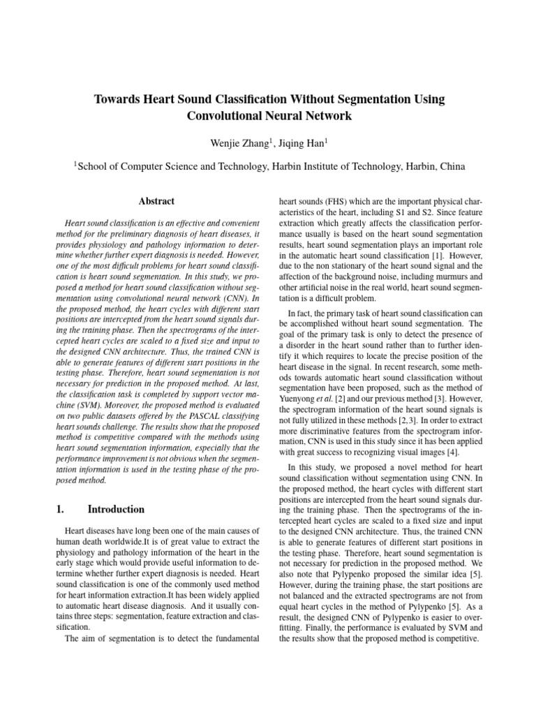 3 Towards Heart Sound Classification Without Segmentation Using 1581