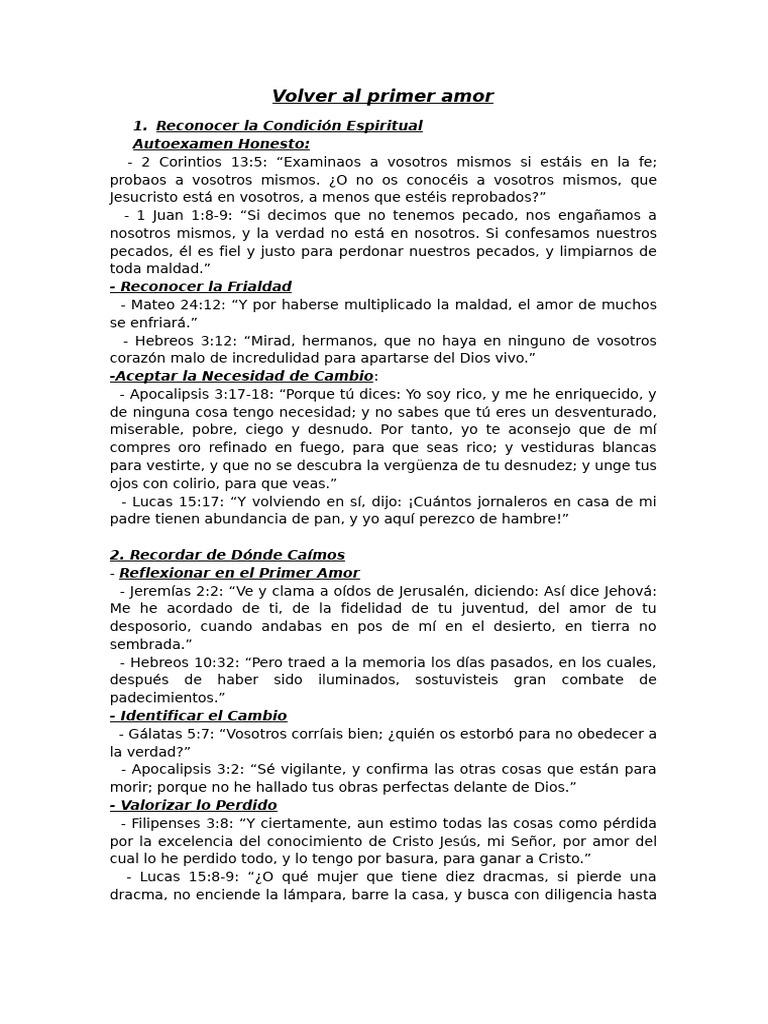 Vuelve Al Primer Amor | PDF