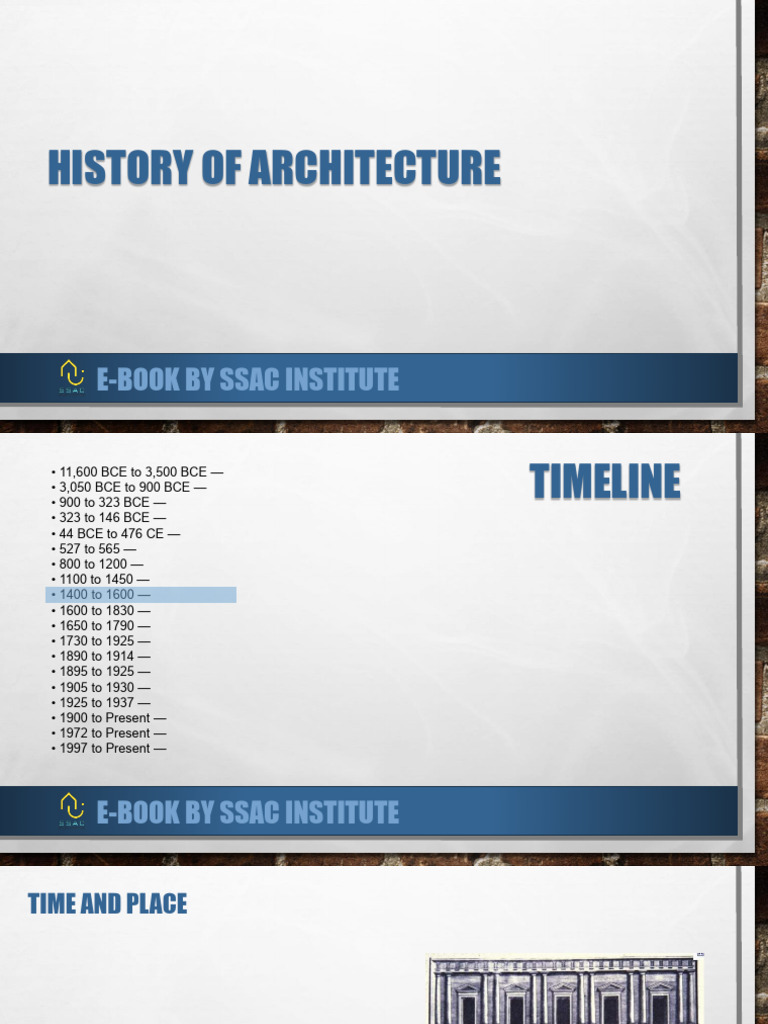 E-Book On Renaissance Architecture | PDF