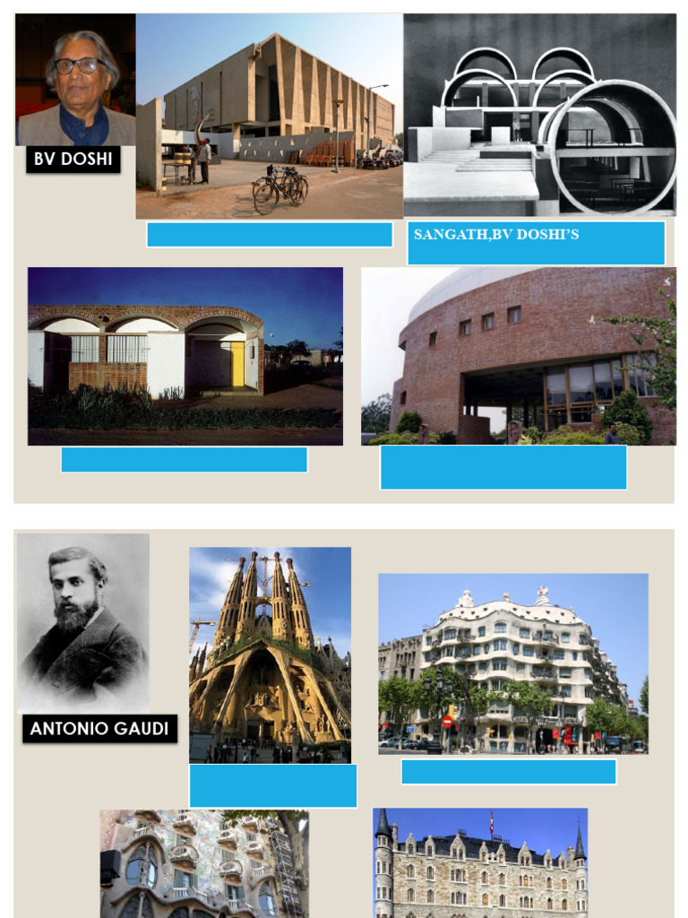 Famous Architects and Buildings-1 | PDF