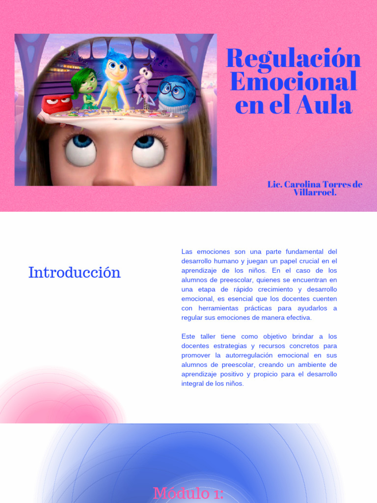 Estrategias de Regulación Emocional en Aula | PDF | Las emociones ...