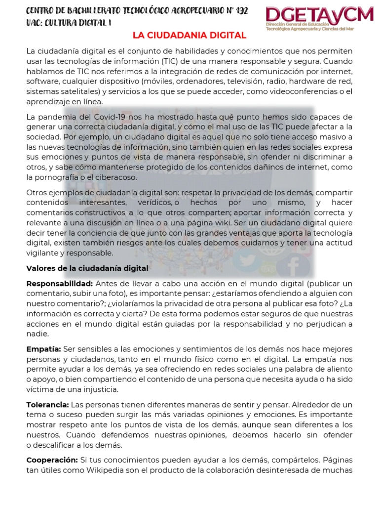 La Ciudadania Digital | PDF