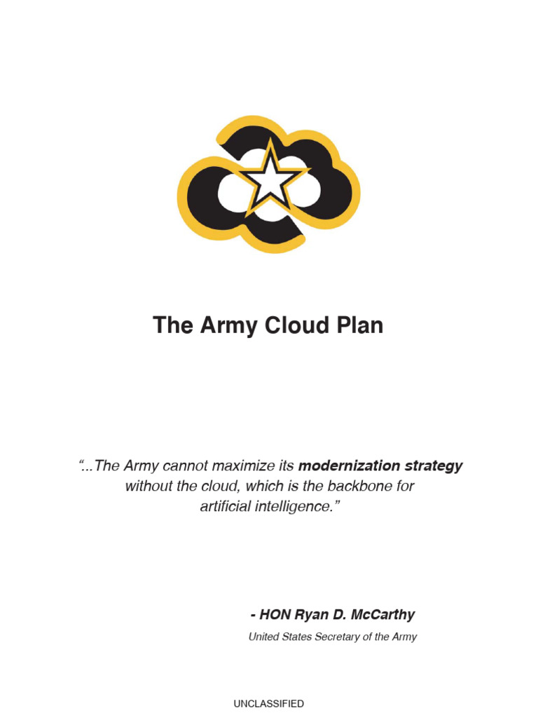 6-美国陆军云计划 - 2020（The Army Cloud Plan-2020） | PDF