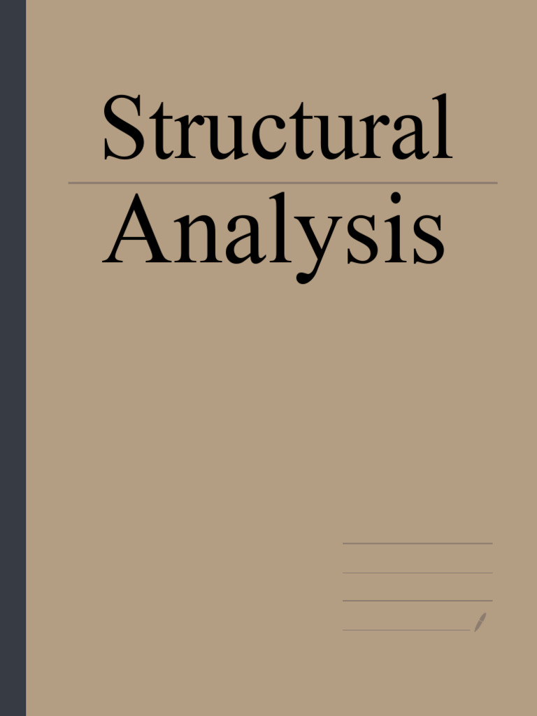 Structural Analysis Exercises | PDF