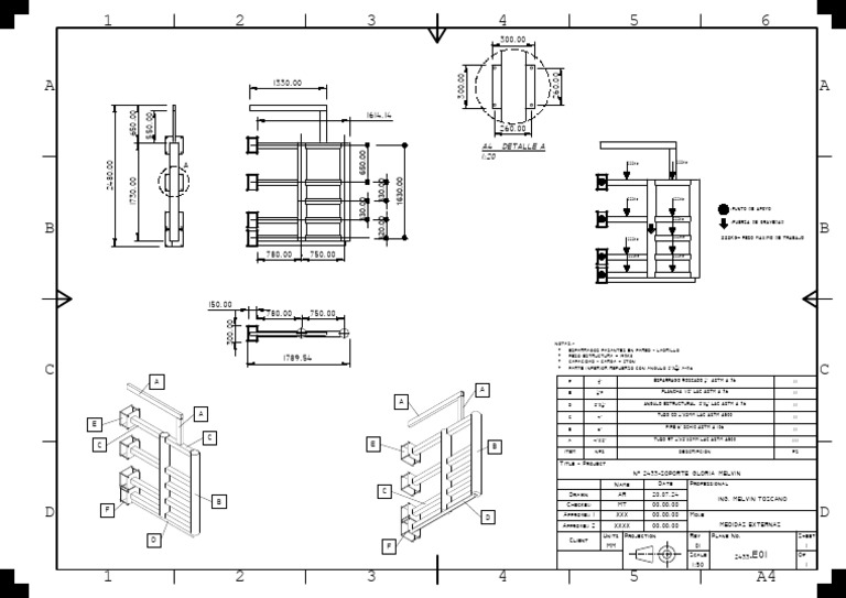 2433 Soporte - Gloria - Melvin - Rev01 A4 H | PDF