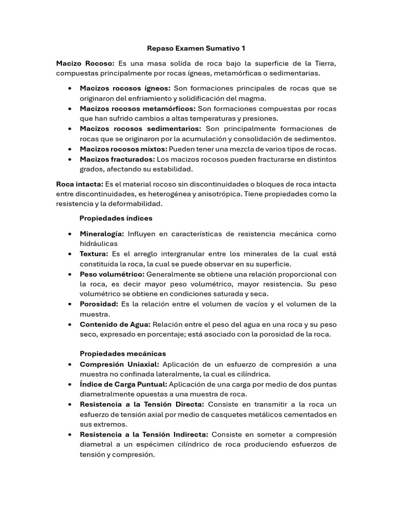 Repaso Examen Sumativo 1 | PDF