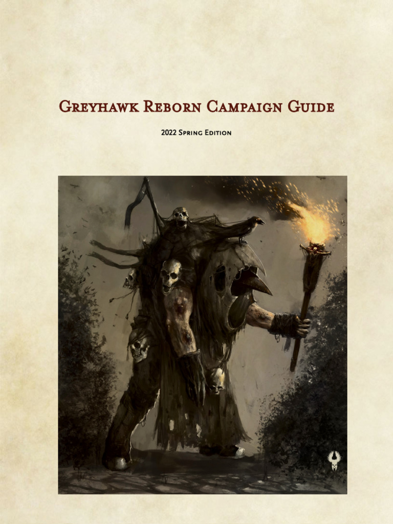Greyhawk Reborn Campaign Guide 2022 | PDF