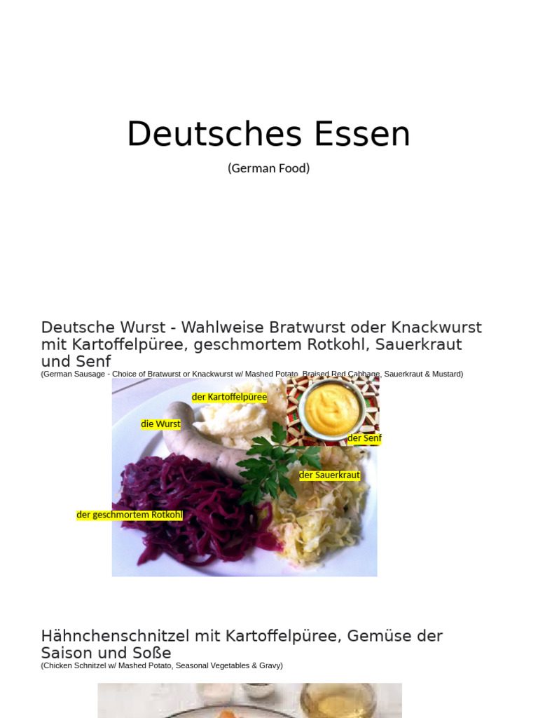 Deutsches Essen | PDF