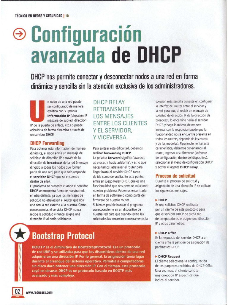 Configuracion Avanzada de DHCP | PDF
