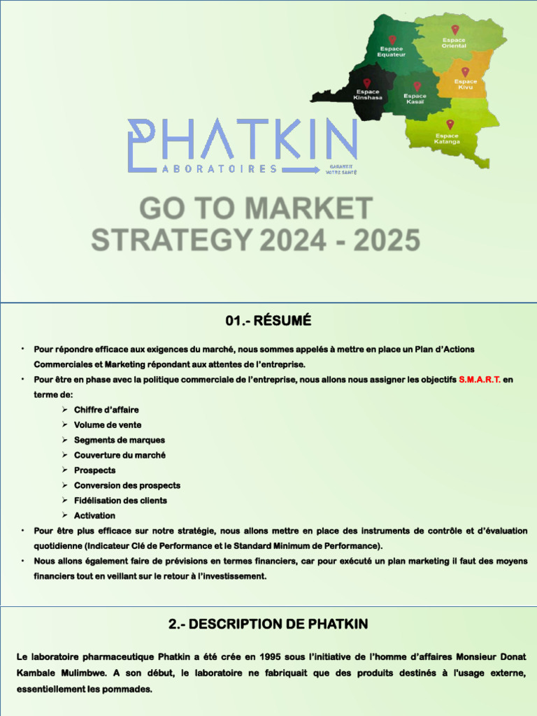 Stratégie Commerciale PhatKin 2024 - 2025 | PDF
