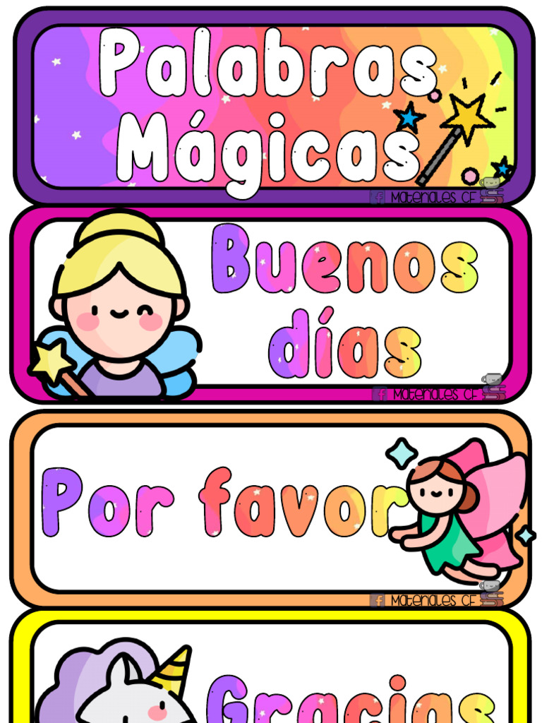 Palabras Magicas CF | PDF