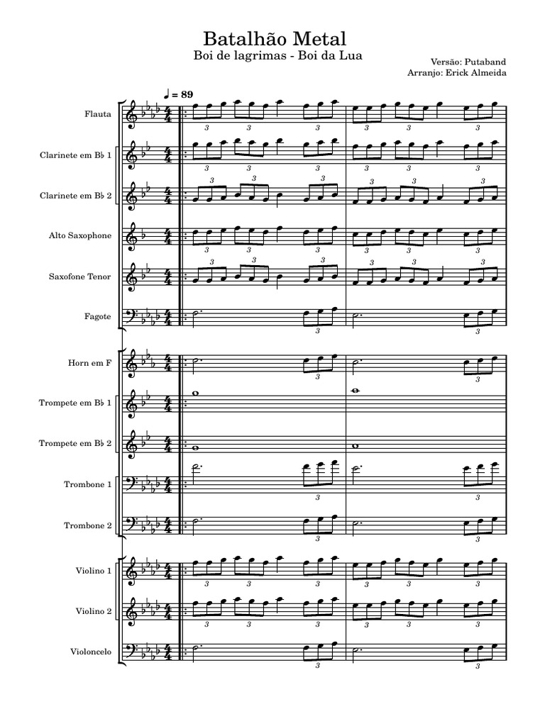 Medley - Batalhão Metal | PDF