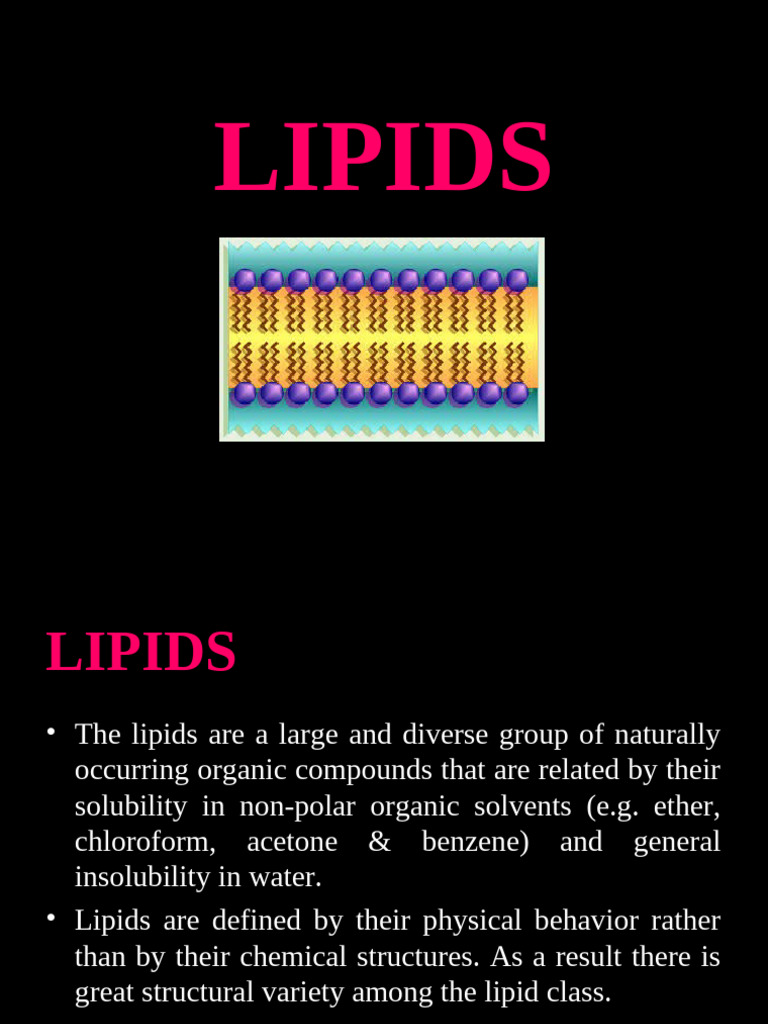 Lipids | PDF