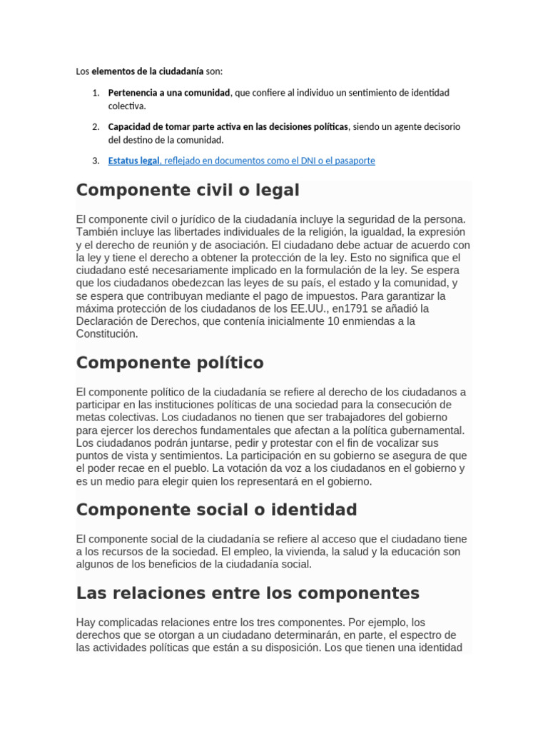 Ciudadania | PDF