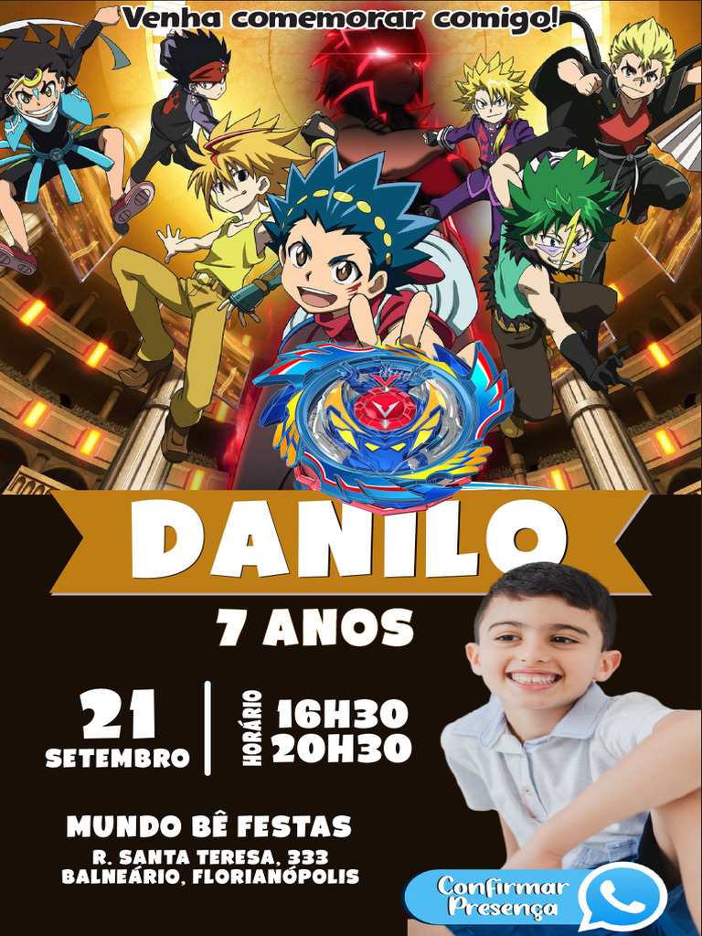 Convite Beyblade Danilo | PDF