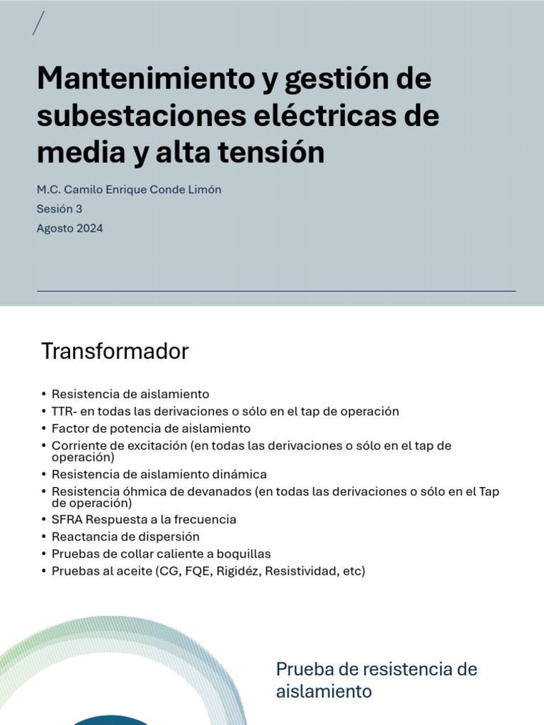 Mtto Sesión 3 | PDF