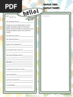Family Letter Template for Kids | PDF