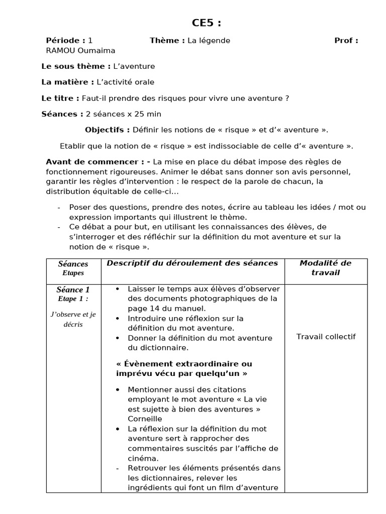 CE5 Fiches | PDF