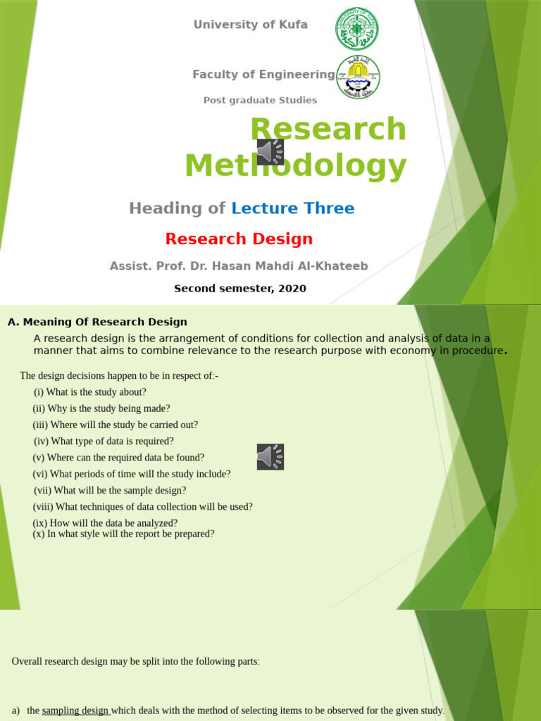 Lecture 3 Research Design | PDF