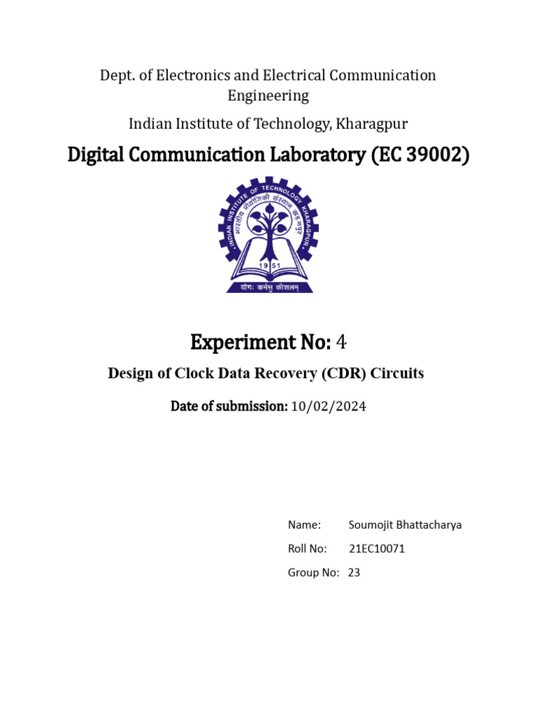 Digital Communication PDF | PDF | Detector (Radio) | Electronics