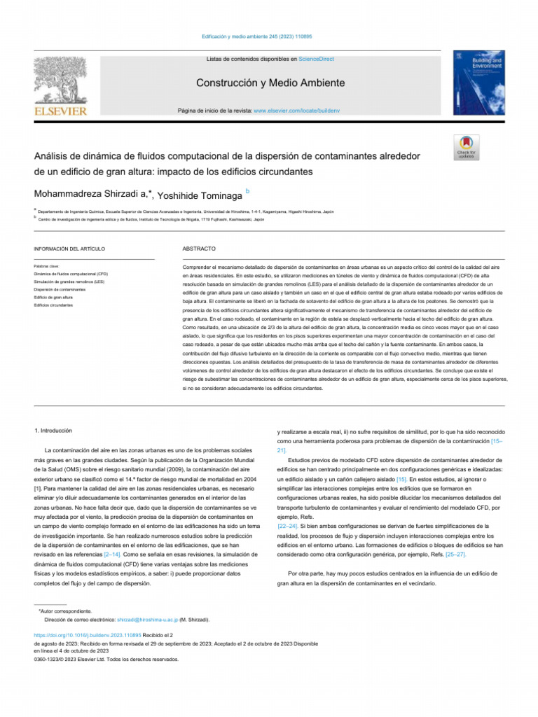 Paper_1_Computational Fluid Dynamics Analysis of Pollutant Dispersion Around a High-rise ...