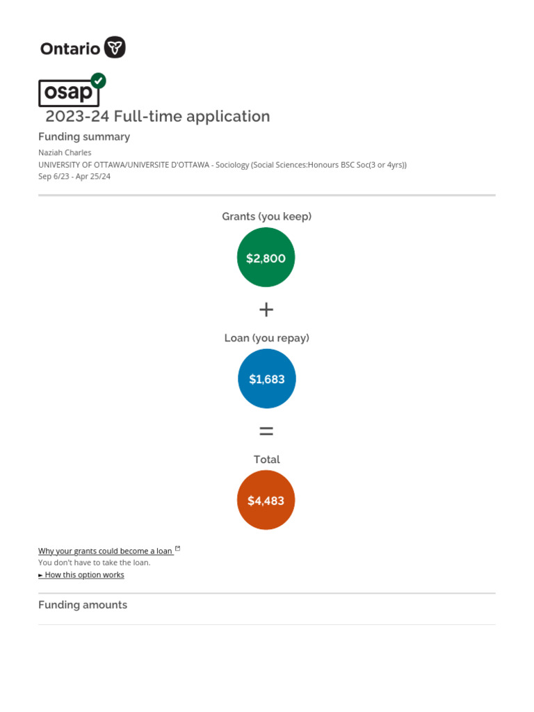 Funding Summary | PDF