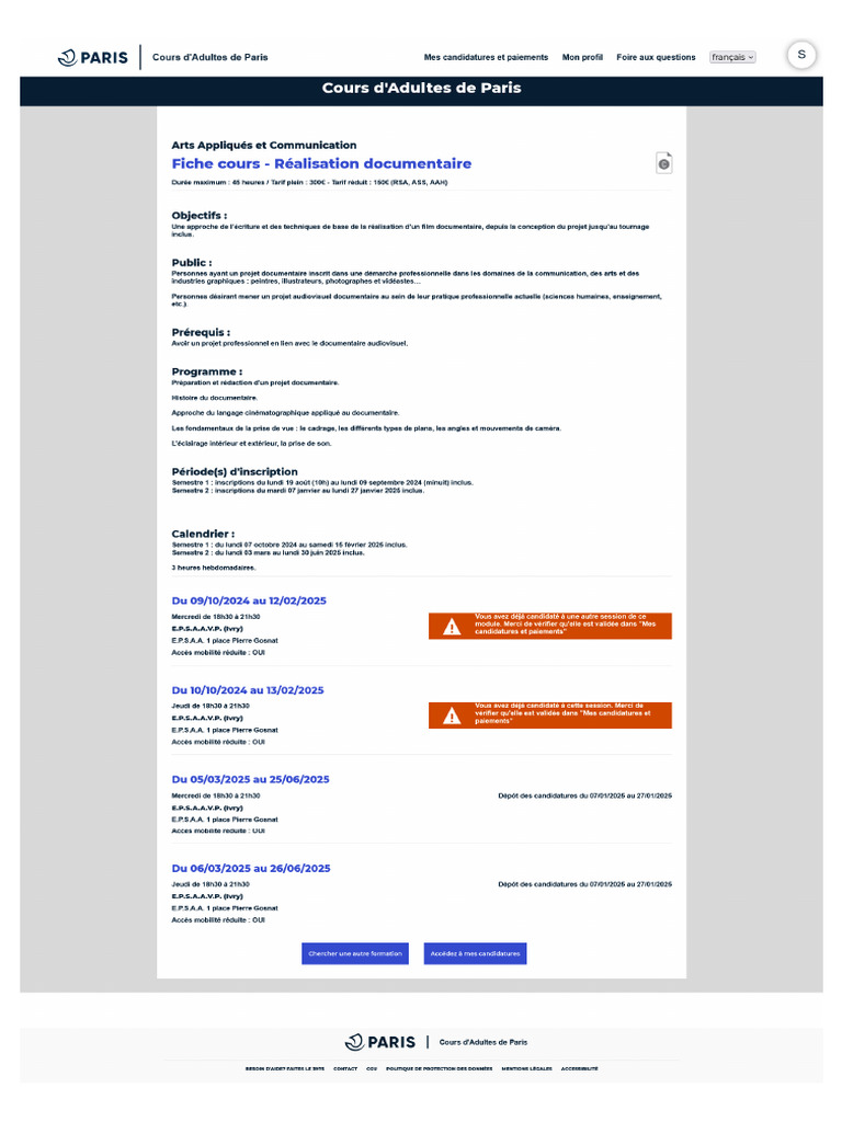 Réalisation Documentaire' | PDF