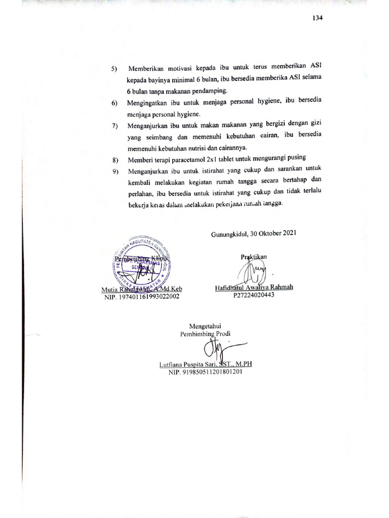 Askeb Coc Ny. W | PDF