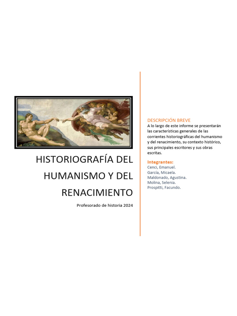 Historiografía del Humanismo y Renacimiento | PDF | Renacimiento | Política