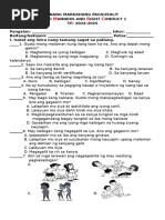 Q2 Grade 1 Weekly Worksheet GMRC | PDF