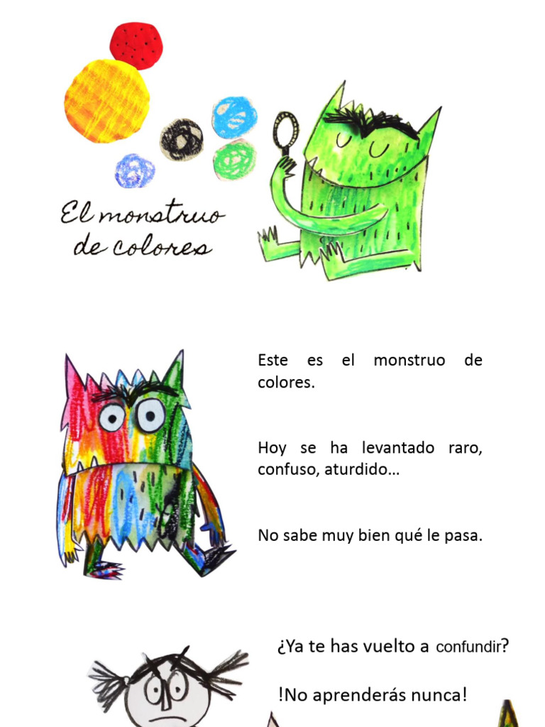 El Monstruo de Colores Cuento | PDF