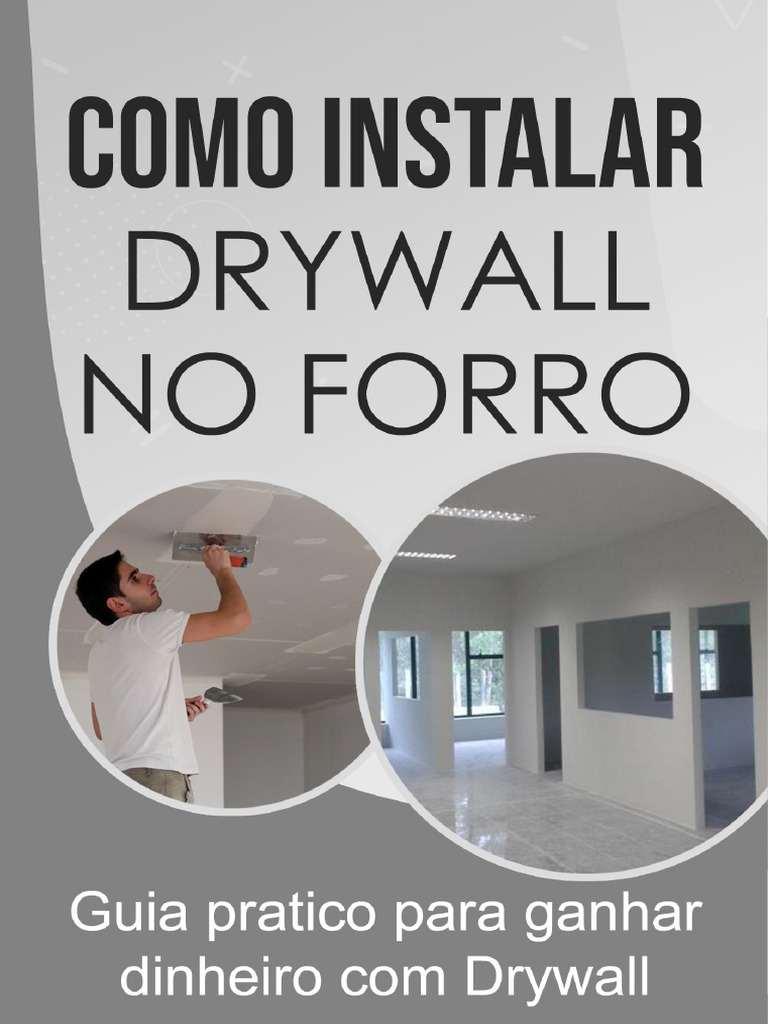 Guia Rápido de Drywall para Forro PDF | PDF | Tecnología e ingeniería