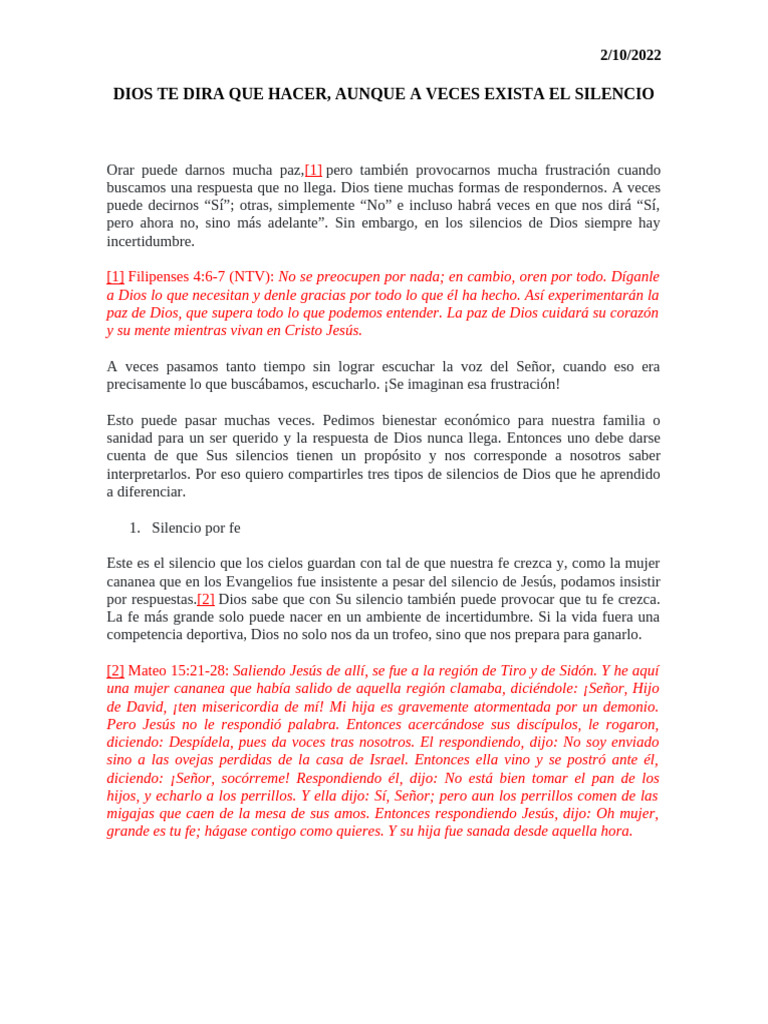 Dios Te Dirá Que Hacer | PDF | Creencia religiosa y doctrina