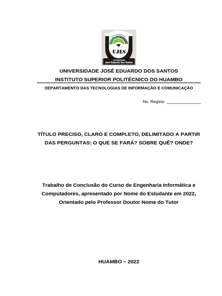 MODELO TFC-Inf - 2022 - Final | PDF