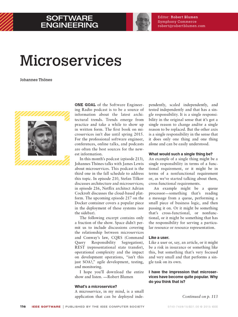 Microservices | PDF
