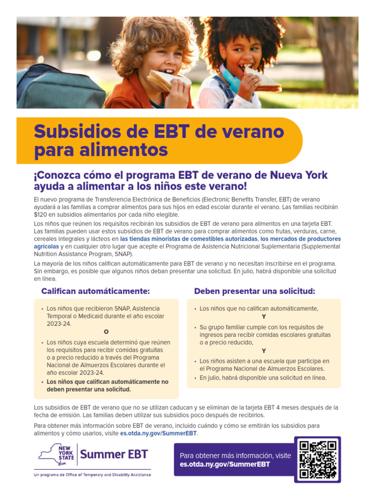 Summer EBT Flyer Spanish | PDF