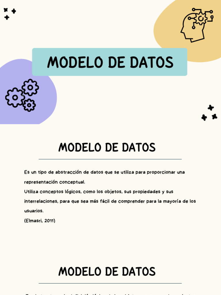 Modelos de Datos | PDF