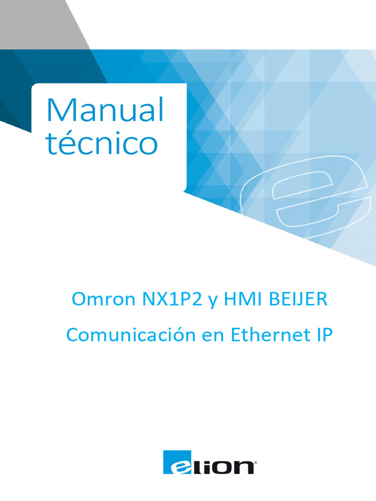 InfoPLC Net Omron NX1P2 HMI BEIJER Comunicacion EIP | PDF