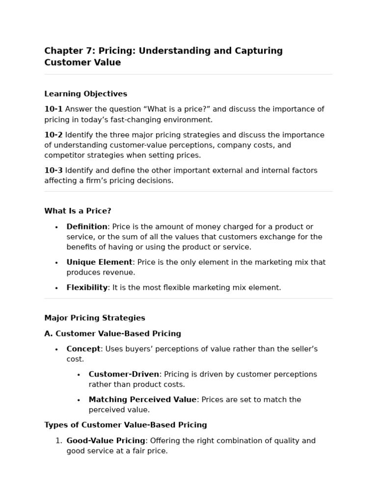 Chapter 7 Mark | PDF