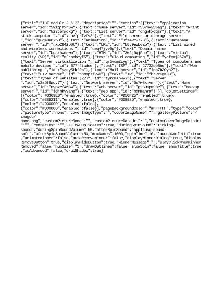 ICT Module 2 & 3.wheel | PDF