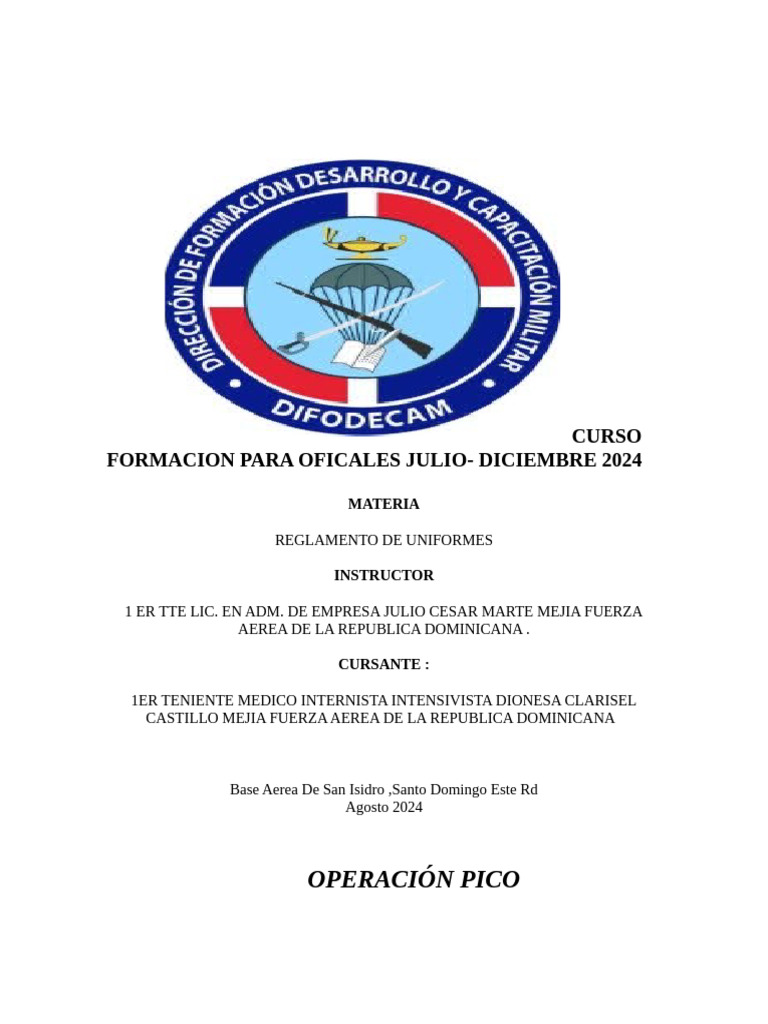 Libro Operacion Pico | PDF