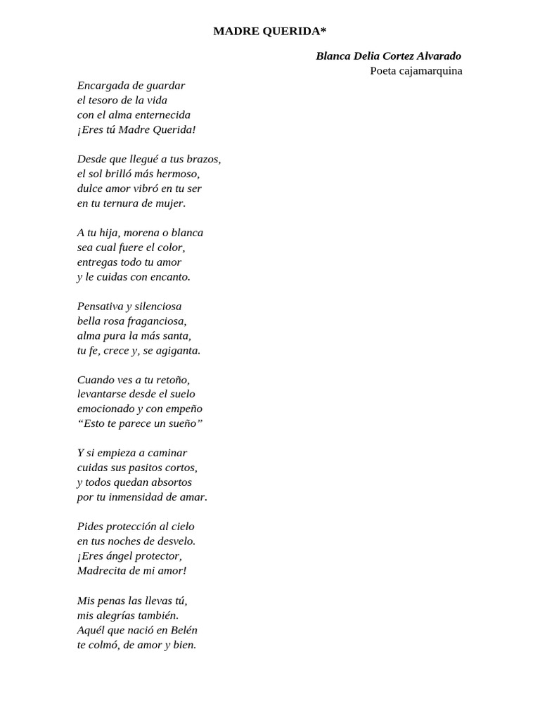 MADRE QUERIDA | PDF